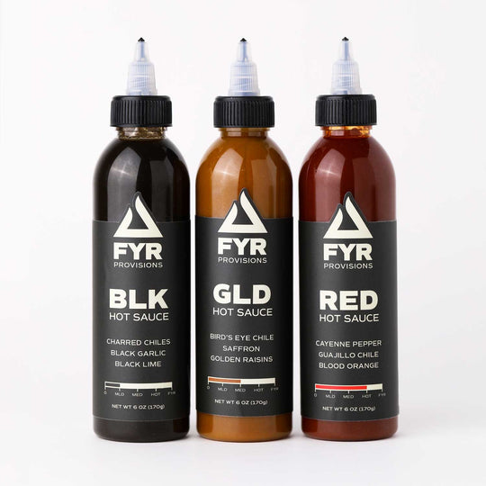 FYR SAUCE TRIO – Fyrstarter, Inc